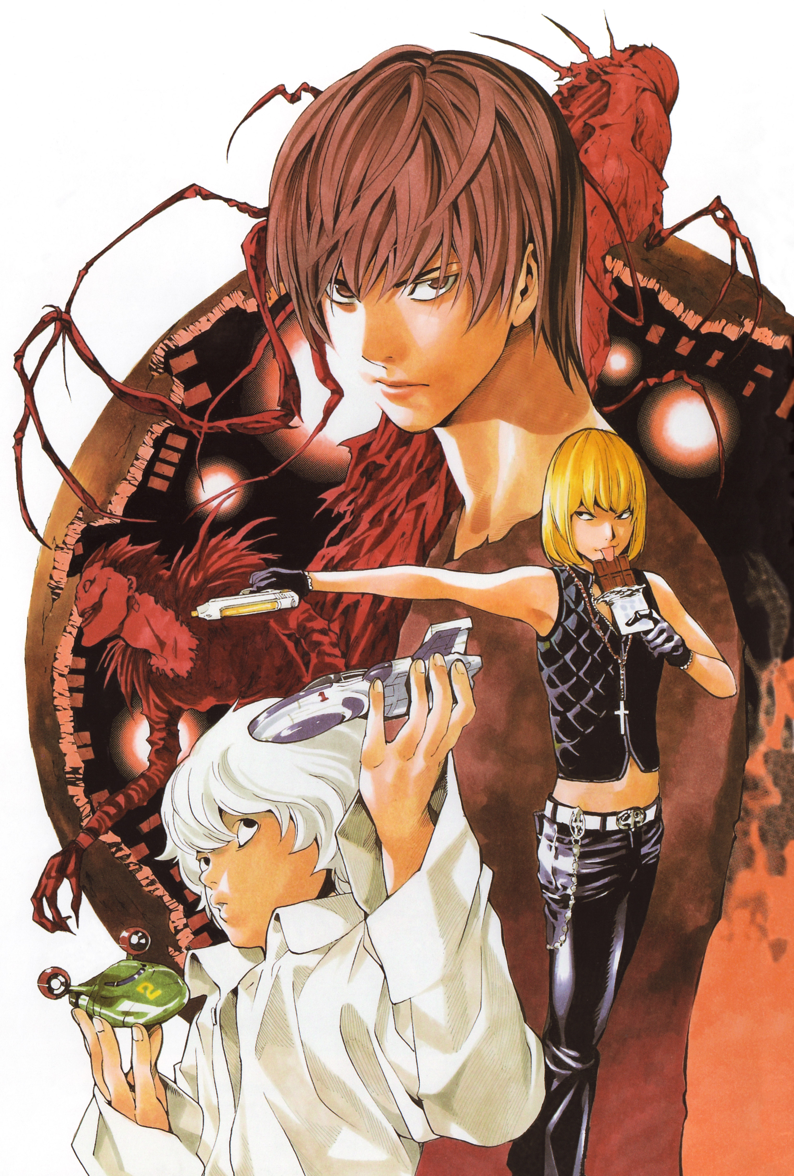 obata takeshi death note mello near ryuk yagami light male | #25408 | yande.re